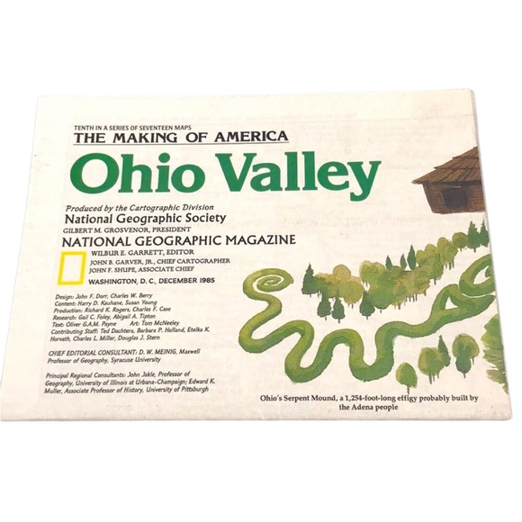 National Geographic | Other | National Geographic Ohio Valley Map ...